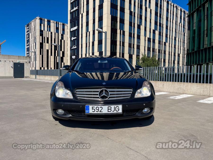 Black Mercedes-Benz CLS-Class 2007 in Tallinn, with an engine capacity of 3.00 L and mileage of 437 thousand km for 5000 €, photo 7 on AUTOMOTO.COM.LV