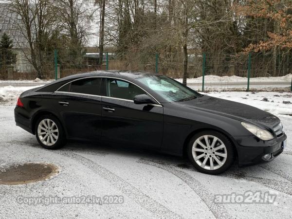 Black Mercedes-Benz CLS-Class 2008 in Viljandi, with an engine capacity of 3.00 L and mileage of 345 thousand km for 6500 €, photo 2 on AUTOMOTO.COM.LV