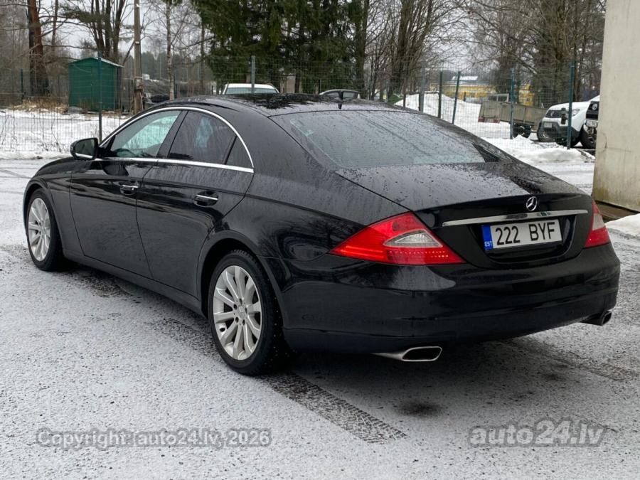 Black Mercedes-Benz CLS-Class 2008 in Viljandi, with an engine capacity of 3.00 L and mileage of 345 thousand km for 6500 €, photo 4 on AUTOMOTO.COM.LV