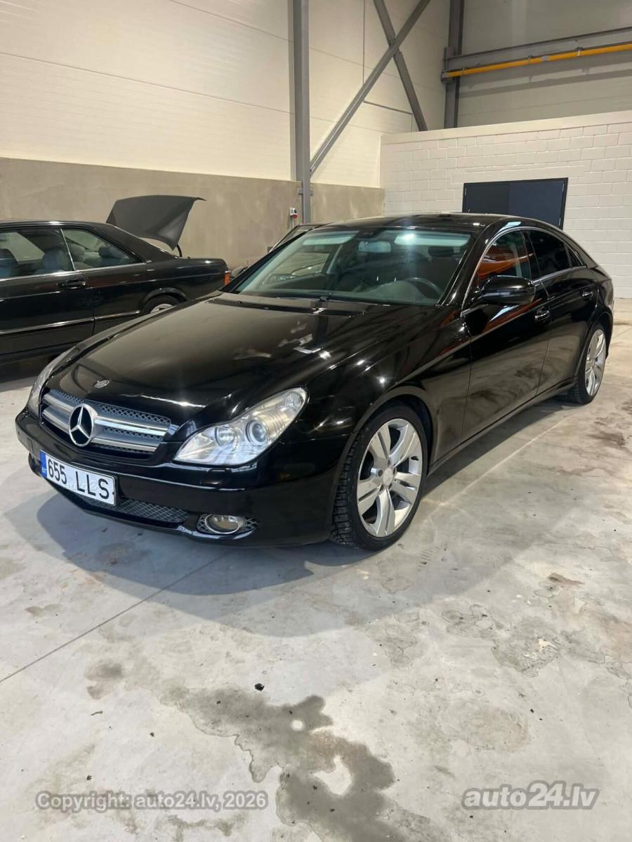 Black Mercedes-Benz CLS-Class 2008 in Viljandi, with an engine capacity of 3.00 L and mileage of 345 thousand km for 6500 €, photo 7 on AUTOMOTO.COM.LV