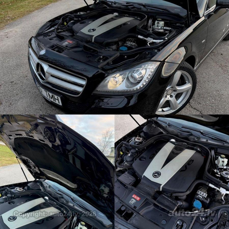 Black Mercedes-Benz CLS-Class 2011 in Viljandi, with an engine capacity of 3.00 L and mileage of 325 thousand km for 9790 €, photo 28 on AUTOMOTO.COM.LV