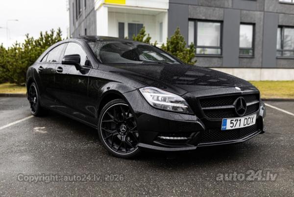 Black Mercedes-Benz CLS-Class 2011 in Tallinn, with an engine capacity of 3.00 L and mileage of 190 thousand km for 12900 €, photo 1 on AUTOMOTO.COM.LV