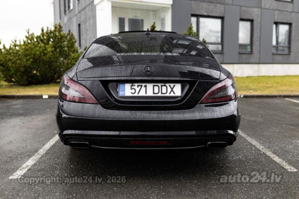 Black Mercedes-Benz CLS-Class 2011 in Tallinn, with an engine capacity of 3.00 L and mileage of 190 thousand km for 12900 €, photo 6 on AUTOMOTO.COM.LV