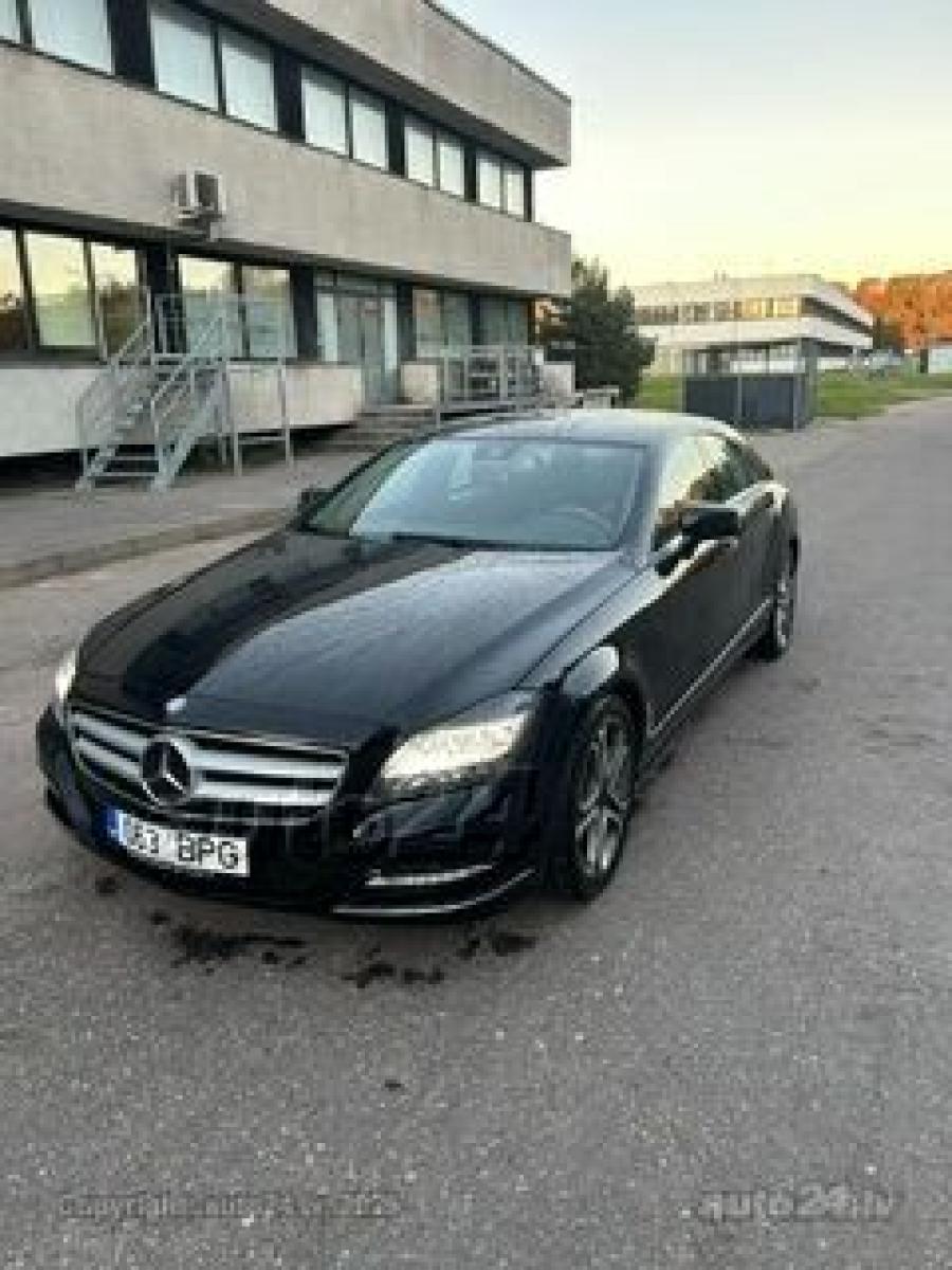 Black Mercedes-Benz CLS-Class 2014 in Tallinn, with an engine capacity of 2.10 L and mileage of 150 thousand km for 16500 €, photo 1 on AUTOMOTO.COM.LV