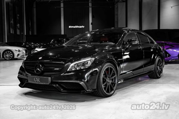 Black Mercedes-Benz CLS-Class 2015 in Riga, with an engine capacity of 5.50 L and mileage of 204 thousand km for 35900 €, photo 1 on AUTOMOTO.COM.LV