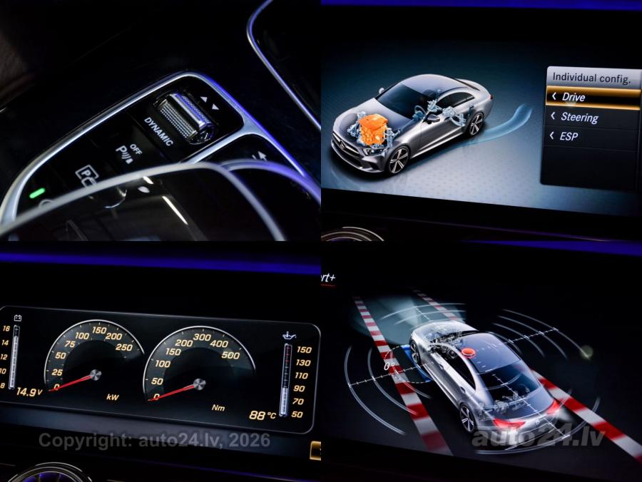 Melns Mercedes-Benz CLS-Class 2019 Tallina, ar dzinēja tilpumu 3.00 L un nobraukumu 135 tūkst. km par 40900 €, foto 24 vietnē AUTOMOTO.COM.LV