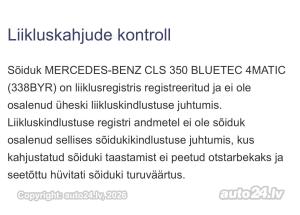 Black Mercedes-Benz CLS-Class 2015 in Tartu, with an engine capacity of 3.00 L and mileage of 240 thousand km for 13999 €, photo 31 on AUTOMOTO.COM.LV