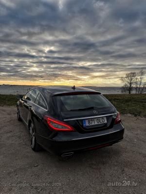 Black Mercedes-Benz CLS-Class 2017 in Tallinn, with an engine capacity of 2.10 L and mileage of 215 thousand km for 13999 €, photo 7 on AUTOMOTO.COM.LV