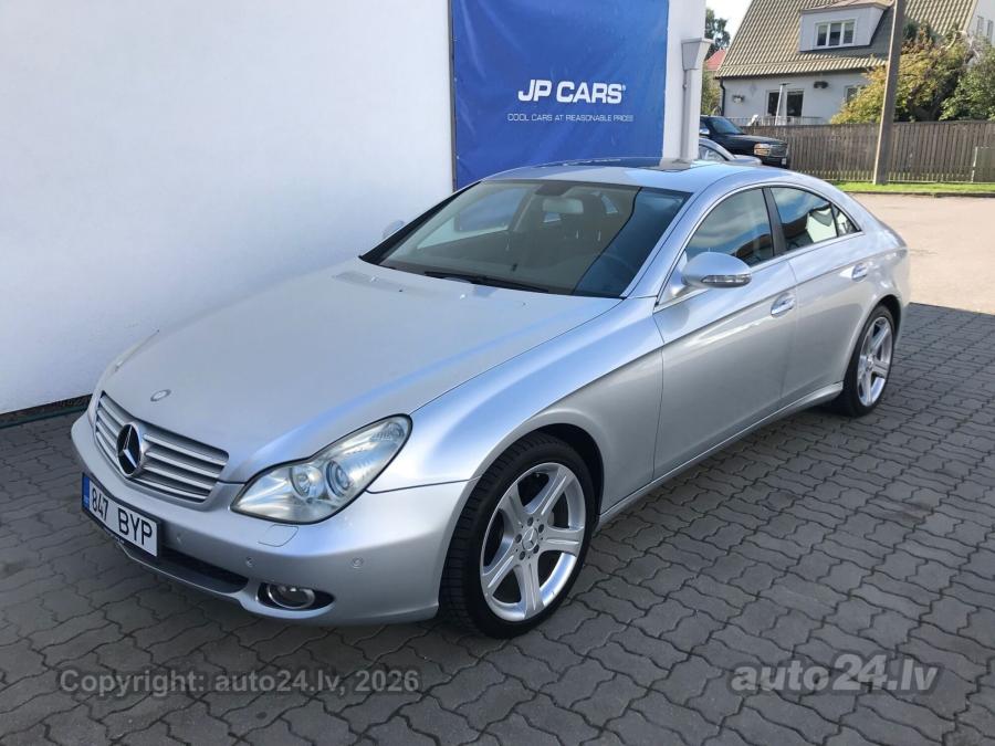 Pelēks Mercedes-Benz CLS-Class 2007 Tallina, ar dzinēja tilpumu 3.50 L un nobraukumu 101 tūkst. km par 12500 €, foto 1 vietnē AUTOMOTO.COM.LV