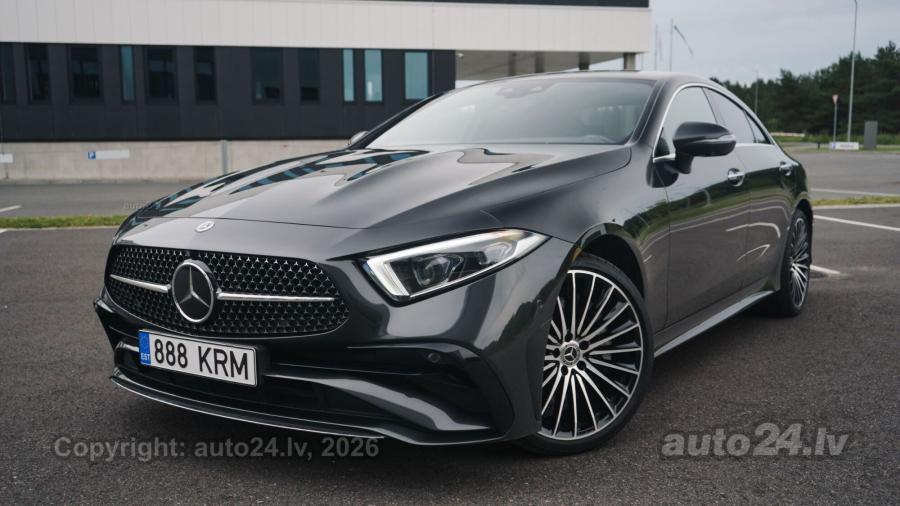 Grey Mercedes-Benz CLS-Class 2023 in Tallinn, with an engine capacity of 2.00 L and mileage of 45 thousand km for 64900 €, photo 1 on AUTOMOTO.COM.LV