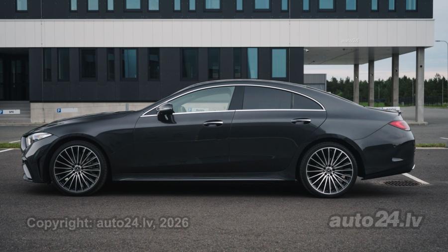 Grey Mercedes-Benz CLS-Class 2023 in Tallinn, with an engine capacity of 2.00 L and mileage of 45 thousand km for 64900 €, photo 4 on AUTOMOTO.COM.LV