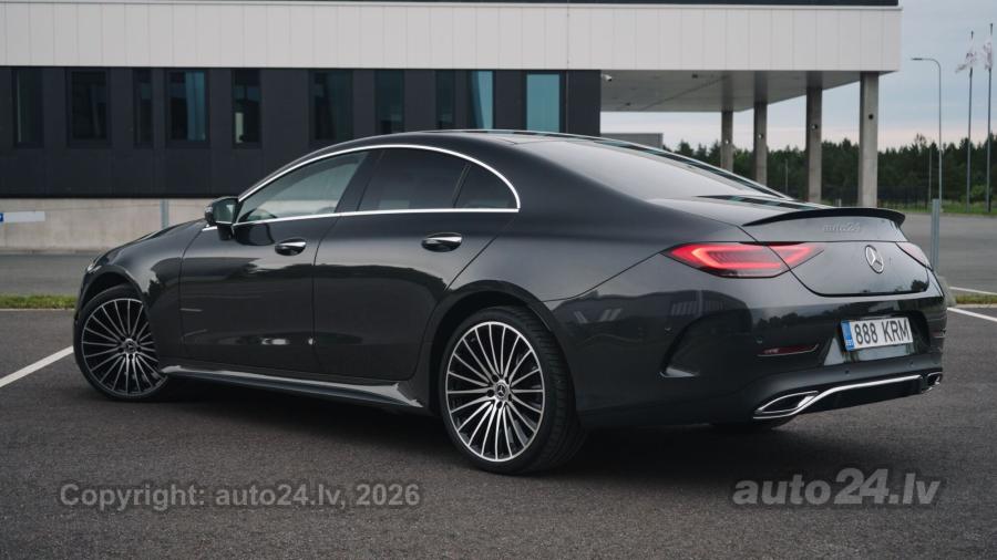Grey Mercedes-Benz CLS-Class 2023 in Tallinn, with an engine capacity of 2.00 L and mileage of 45 thousand km for 64900 €, photo 5 on AUTOMOTO.COM.LV