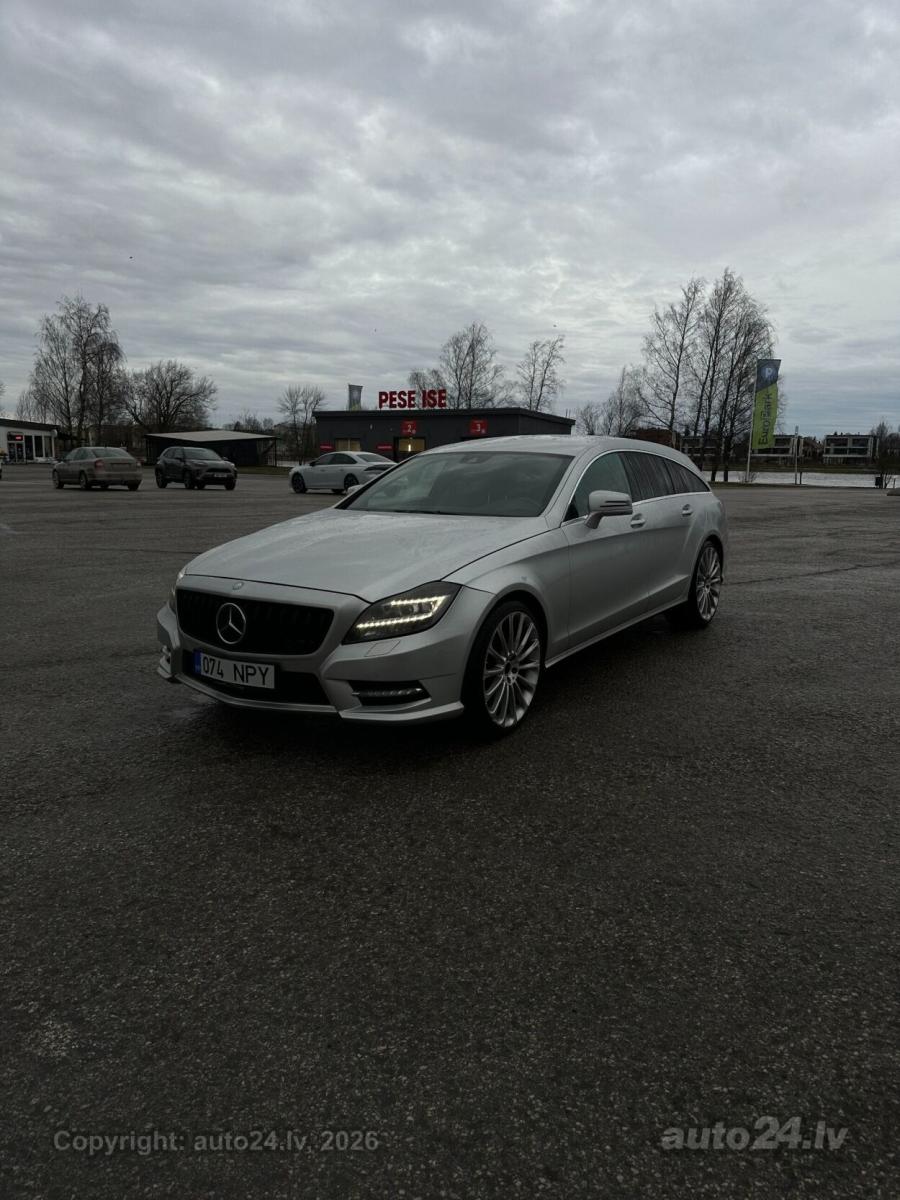 Grey Mercedes-Benz CLS-Class 2012 in Tallinn, with an engine capacity of 3.00 L and mileage of 285 thousand km for 13500 €, photo 3 on AUTOMOTO.COM.LV
