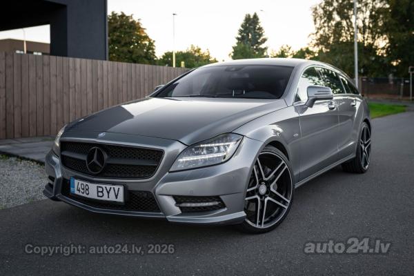 Grey Mercedes-Benz CLS-Class 2012 in Tallinn, with an engine capacity of 3.00 L and mileage of 348 thousand km for 8990 €, photo 4 on AUTOMOTO.COM.LV
