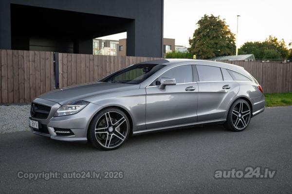 Grey Mercedes-Benz CLS-Class 2012 in Tallinn, with an engine capacity of 3.00 L and mileage of 348 thousand km for 8990 €, photo 6 on AUTOMOTO.COM.LV