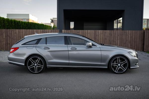 Grey Mercedes-Benz CLS-Class 2012 in Tallinn, with an engine capacity of 3.00 L and mileage of 348 thousand km for 8990 €, photo 8 on AUTOMOTO.COM.LV
