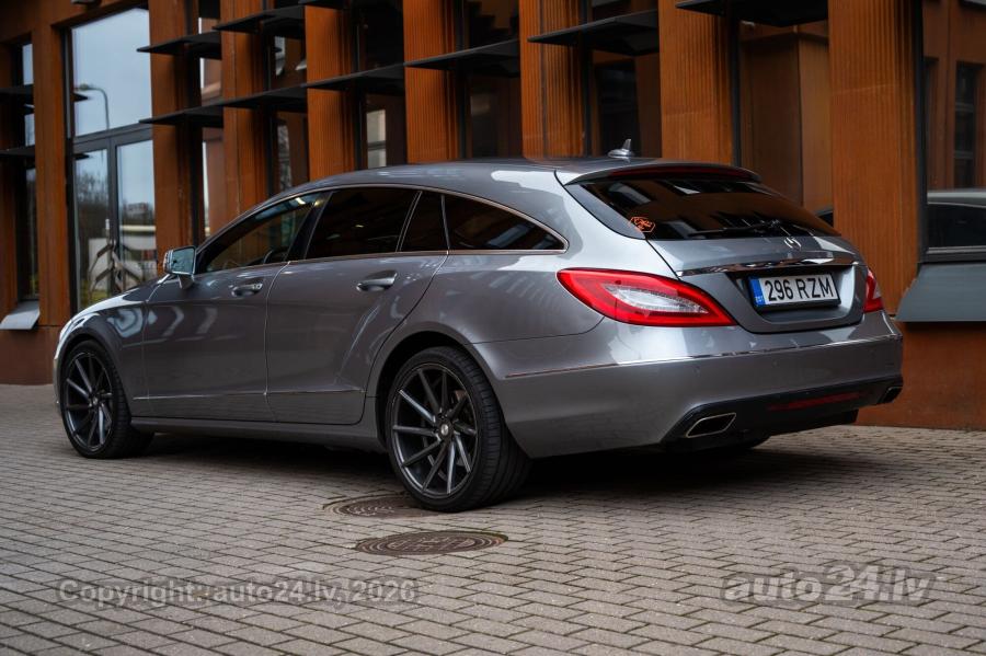 Grey Mercedes-Benz CLS-Class 2013 in Tallinn, with an engine capacity of 3.00 L and mileage of 336 thousand km for 9999 €, photo 5 on AUTOMOTO.COM.LV