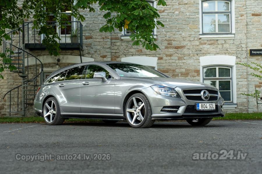 Grey Mercedes-Benz CLS-Class 2014 in Tallinn, with an engine capacity of 3.00 L and mileage of 223 thousand km for 17499 €, photo 7 on AUTOMOTO.COM.LV