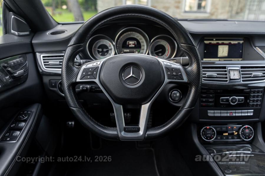 Grey Mercedes-Benz CLS-Class 2014 in Tallinn, with an engine capacity of 3.00 L and mileage of 223 thousand km for 17499 €, photo 12 on AUTOMOTO.COM.LV