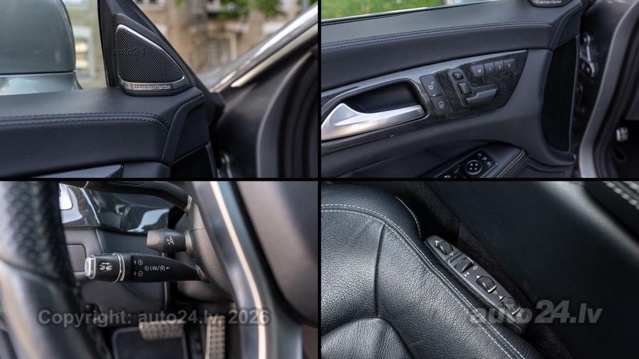 Grey Mercedes-Benz CLS-Class 2014 in Tallinn, with an engine capacity of 3.00 L and mileage of 223 thousand km for 17499 €, photo 16 on AUTOMOTO.COM.LV