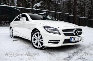 White Mercedes-Benz CLS-Class 2011 in Tallinn, with an engine capacity of 3.00 L and mileage of 320 thousand km for 10900 €, photo  on AUTOMOTO.COM.LV