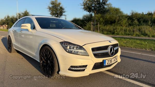 White Mercedes-Benz CLS-Class 2012 in Tallinn, with an engine capacity of 3.00 L and mileage of 420 thousand km for 9500 €, photo 1 on AUTOMOTO.COM.LV