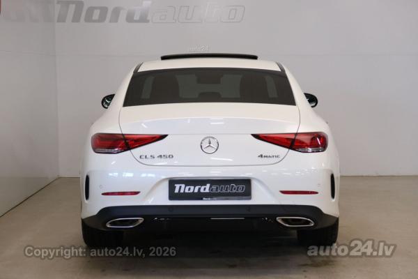 White Mercedes-Benz CLS-Class 2019 in Tallinn, with an engine capacity of 3.00 L and mileage of 75 thousand km for 37900 €, photo 4 on AUTOMOTO.COM.LV