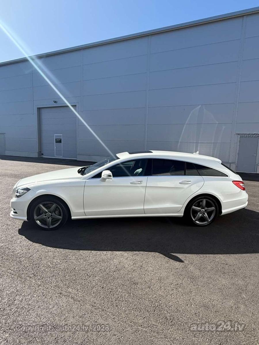 White Mercedes-Benz CLS-Class 2012 in Tallinn, with an engine capacity of 3.00 L and mileage of 232 thousand km for 16900 €, photo 7 on AUTOMOTO.COM.LV