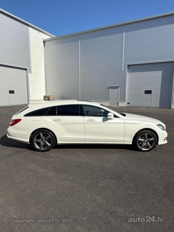 White Mercedes-Benz CLS-Class 2012 in Tallinn, with an engine capacity of 3.00 L and mileage of 232 thousand km for 16900 €, photo 7 on AUTOMOTO.COM.LV