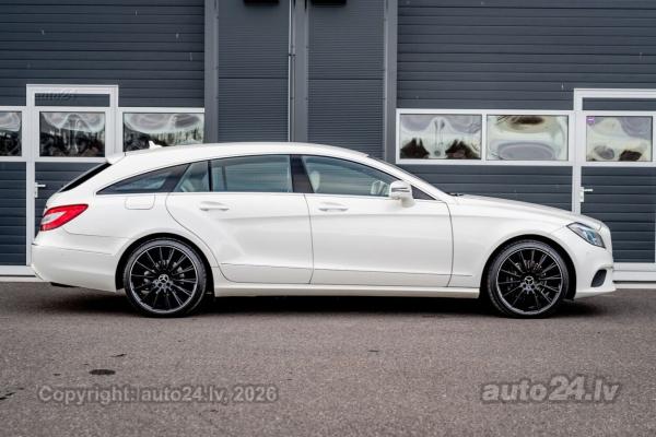 White Mercedes-Benz CLS-Class 2016 in Parnu, with an engine capacity of 2.10 L and mileage of 204 thousand km for 17500 €, photo 5 on AUTOMOTO.COM.LV