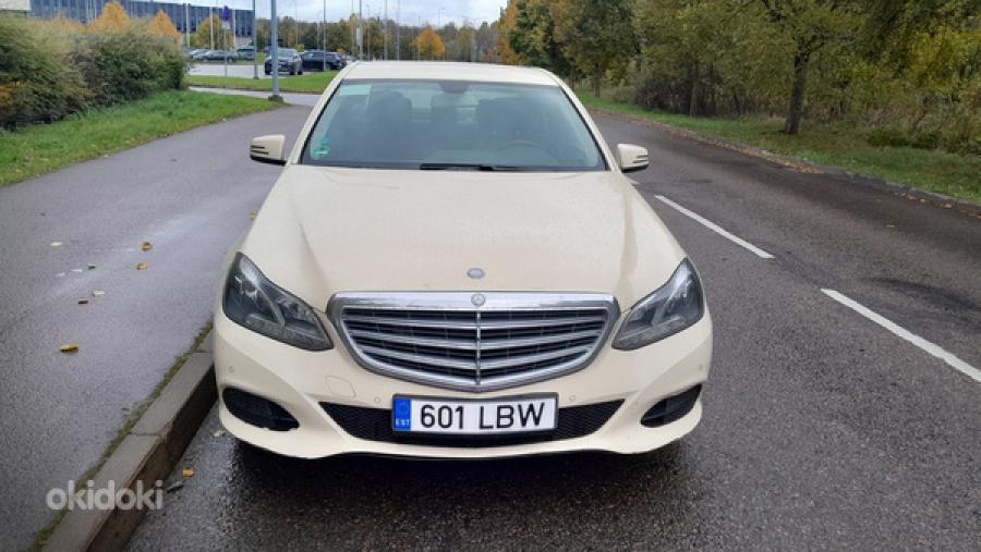 Beige Mercedes-Benz e-200 2015 in Tallinn, with an engine capacity of 2.10 L and mileage of 536 thousand km for 5575 €, photo 1 on AUTOMOTO.COM.LV