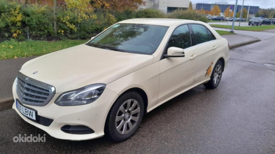 Beige Mercedes-Benz e-200 2015 in Tallinn, with an engine capacity of 2.10 L and mileage of 536 thousand km for 5575 €, photo 3 on AUTOMOTO.COM.LV