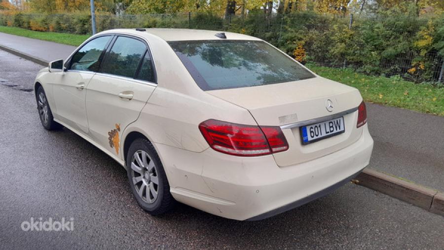 Beige Mercedes-Benz e-200 2015 in Tallinn, with an engine capacity of 2.10 L and mileage of 536 thousand km for 5575 €, photo 5 on AUTOMOTO.COM.LV