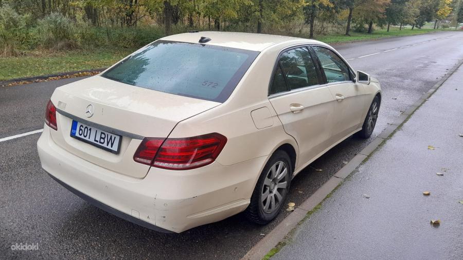 Beige Mercedes-Benz e-200 2015 in Tallinn, with an engine capacity of 2.10 L and mileage of 536 thousand km for 5575 €, photo 17 on AUTOMOTO.COM.LV