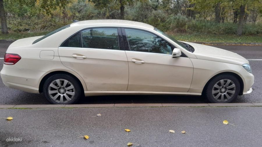 Beige Mercedes-Benz e-200 2015 in Tallinn, with an engine capacity of 2.10 L and mileage of 536 thousand km for 5575 €, photo 18 on AUTOMOTO.COM.LV