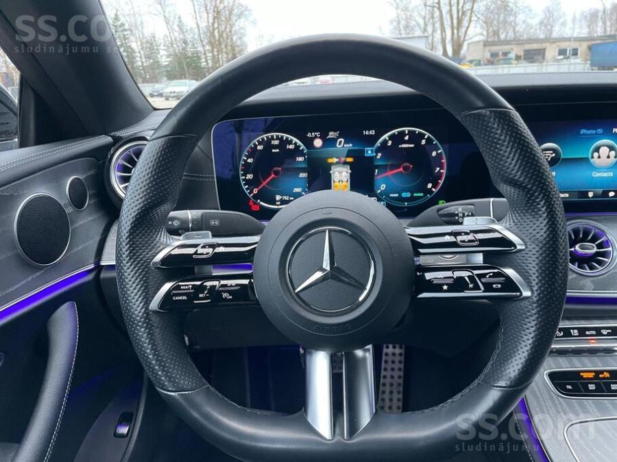 Melns Mercedes-Benz e-200 2022 Rīga, ar dzinēja tilpumu 2.00 L un nobraukumu 48 tūkst. km par 41900 €, foto 14 vietnē AUTOMOTO.COM.LV
