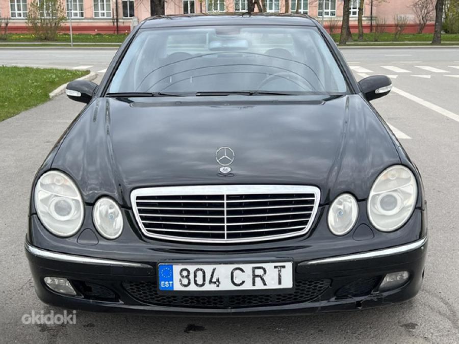 Черный Мерседес E 200 2003 в Нарва, объемом двигателя 2.10 л и пробегом 715 тыс. км за 1499 €, фото 4 на AUTOMOTO.COM.LV