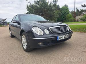 Melns Mercedes-Benz e-200 2005 Jēkabpils, ar dzinēja tilpumu 2.20 L un nobraukumu 410 tūkst. km par 1850 €, foto  vietnē AUTOMOTO.COM.LV