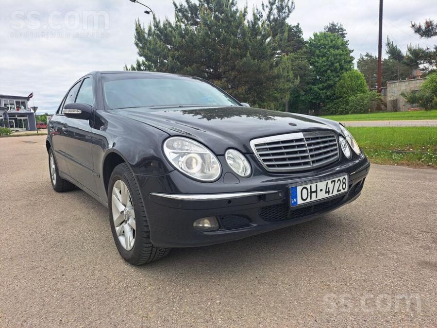 Melns Mercedes-Benz e-200 2005 Jēkabpils, ar dzinēja tilpumu 2.20 L un nobraukumu 410 tūkst. km par 1850 €, foto 1 vietnē AUTOMOTO.COM.LV