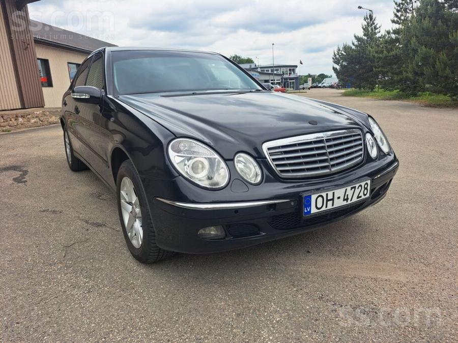 Melns Mercedes-Benz e-200 2005 Jēkabpils, ar dzinēja tilpumu 2.20 L un nobraukumu 419 tūkst. km par 1800 €, foto 1 vietnē AUTOMOTO.COM.LV
