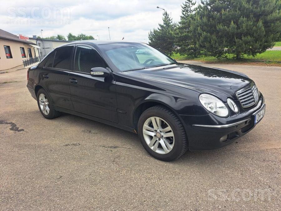 Melns Mercedes-Benz e-200 2005 Jēkabpils, ar dzinēja tilpumu 2.20 L un nobraukumu 419 tūkst. km par 1800 €, foto 3 vietnē AUTOMOTO.COM.LV