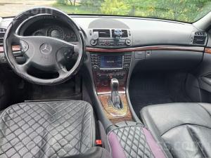 Black Mercedes-Benz e-200 2005 in Jekabpils, with an engine capacity of 2.20 L and mileage of 419 thousand km for 1800 €, photo 12 on AUTOMOTO.COM.LV