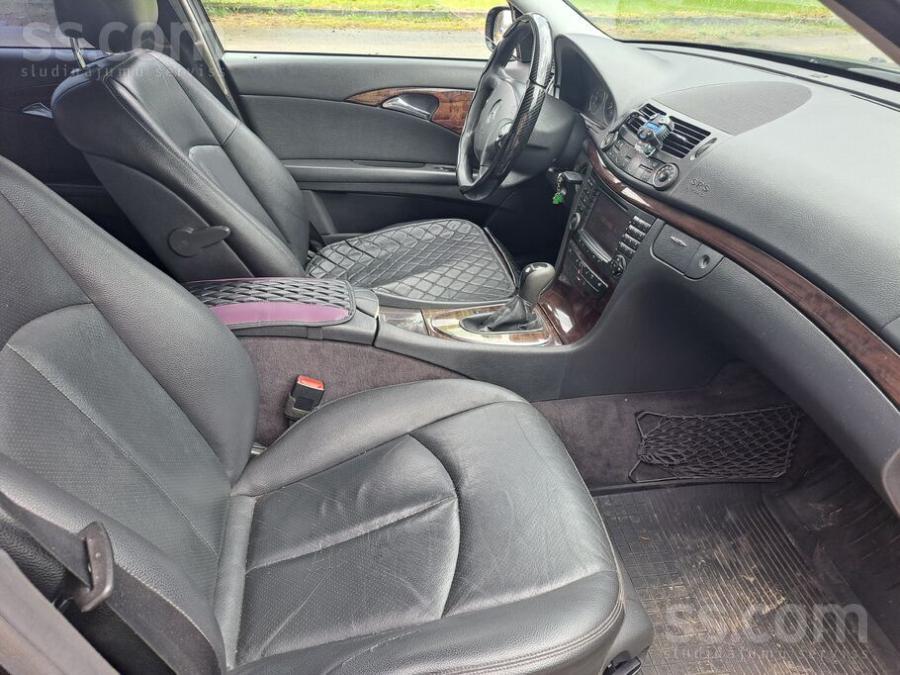 Black Mercedes-Benz e-200 2005 in Jekabpils, with an engine capacity of 2.20 L and mileage of 419 thousand km for 1800 €, photo 13 on AUTOMOTO.COM.LV