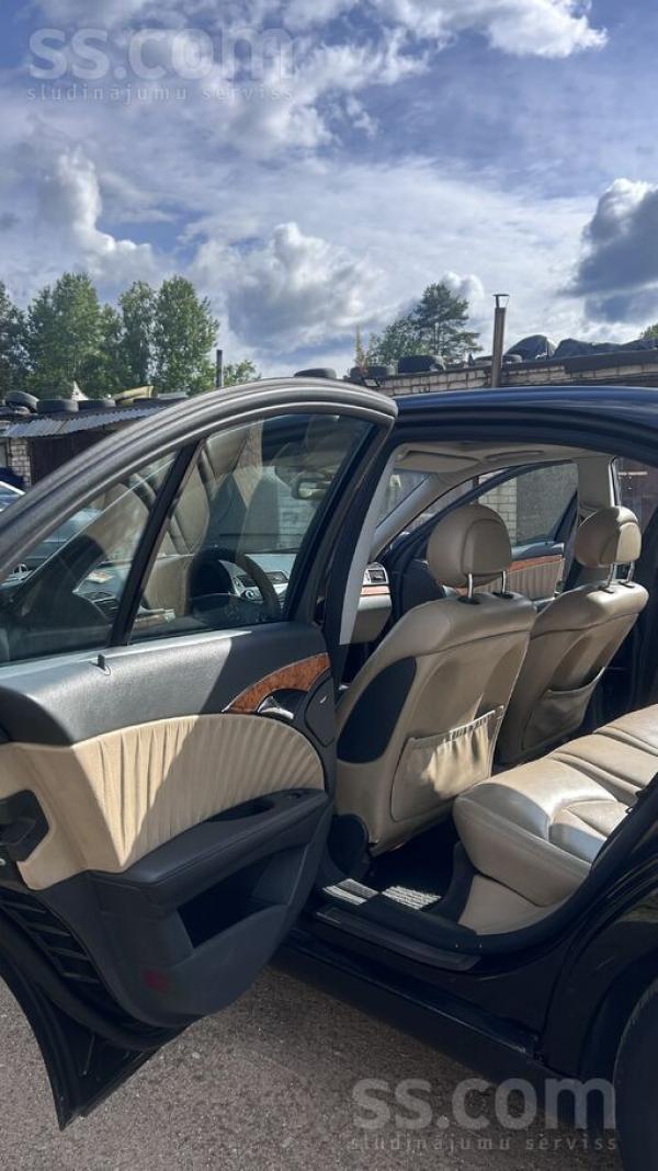 Melns Mercedes-Benz e-200 2005 Cēsis, ar dzinēja tilpumu 1.80 L un nobraukumu 370 tūkst. km par 3200 €, foto 4 vietnē AUTOMOTO.COM.LV