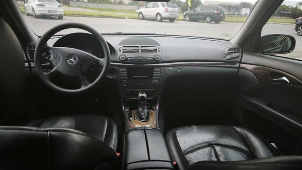 Black Mercedes-Benz e-200 2006 in Narva, with an engine capacity of 2.20 L and mileage of 474 thousand km for 1350 €, photo 4 on AUTOMOTO.COM.LV