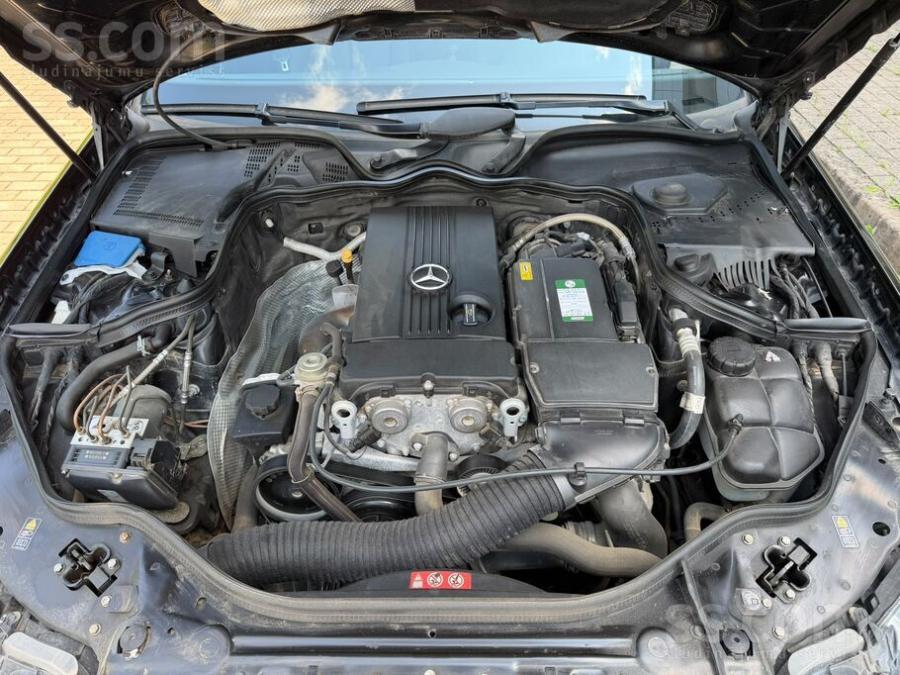 Black Mercedes-Benz e-200 2008 in Tukums, with an engine capacity of 1.80 L and mileage of 139 thousand km for 5200 €, photo 17 on AUTOMOTO.COM.LV