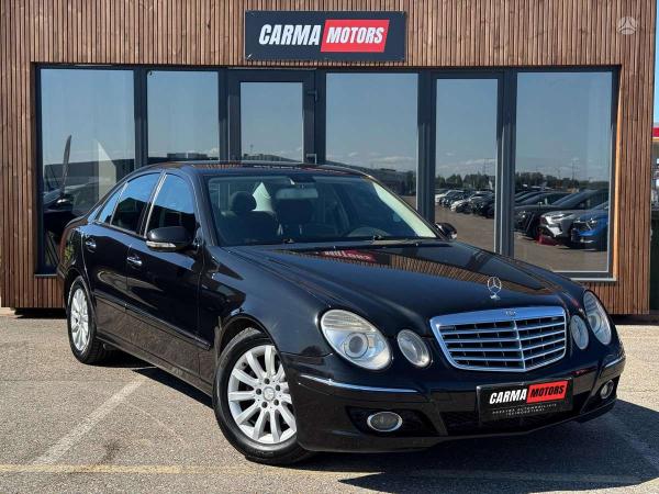 Black Mercedes-Benz e-200 2008 in Vilnius, with an engine capacity of 2.15 L and mileage of 430 thousand km for 2690 €, photo 1 on AUTOMOTO.COM.LV