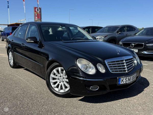 Black Mercedes-Benz e-200 2008 in Vilnius, with an engine capacity of 2.15 L and mileage of 430 thousand km for 2690 €, photo 5 on AUTOMOTO.COM.LV