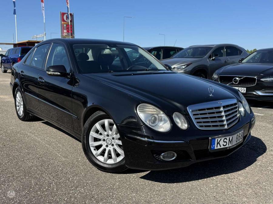 Черный Мерседес E 200 2008 в Вильнюс, объемом двигателя 2.15 л и пробегом 430 тыс. км за 2690 €, фото 6 на AUTOMOTO.COM.LV