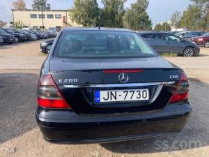 Melns Mercedes-Benz e-200 2008 Rīga, ar dzinēja tilpumu 2.20 L un nobraukumu 344 tūkst. km par 2300 €, foto 6 vietnē AUTOMOTO.COM.LV